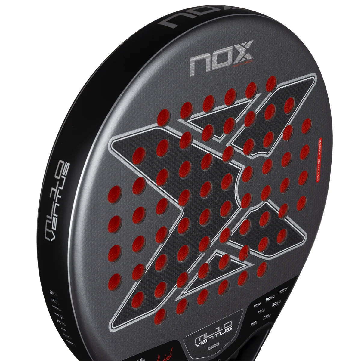 NOX ML10 Quantum 3K Padel Racket by Miguel Lamperti